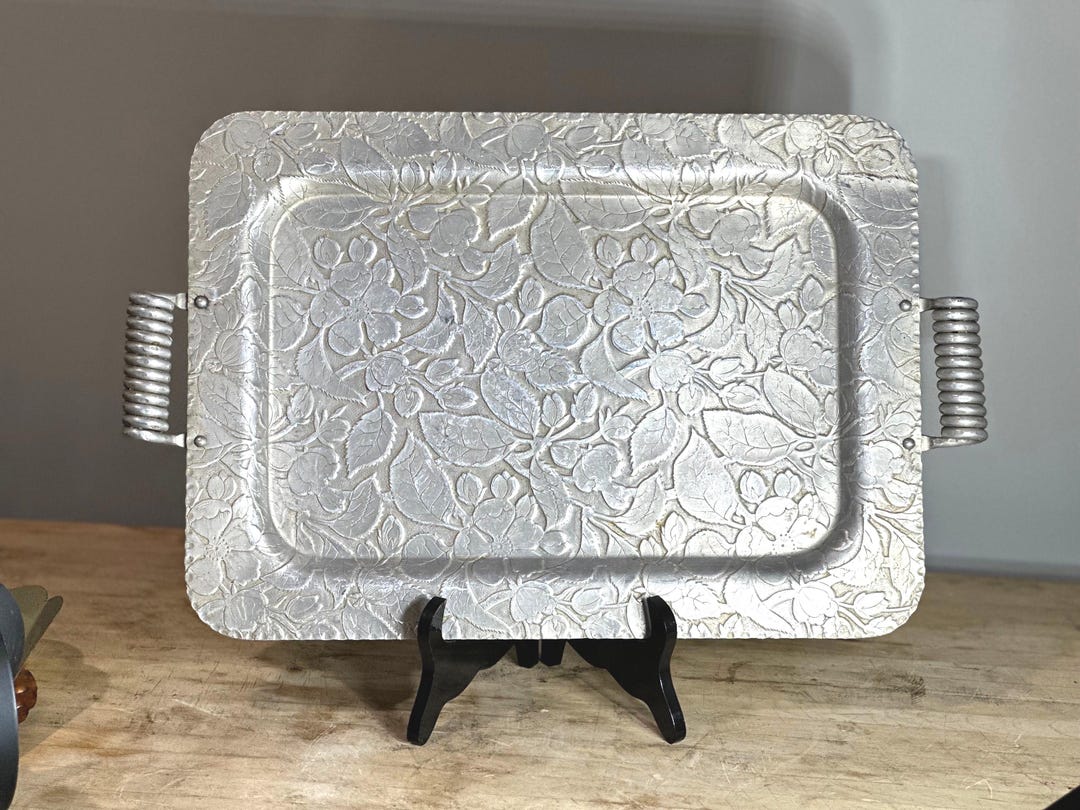 Vintage Platter Tray ~ Keystone Ware Paisley ~ Aluminum ~ MCM - Etsy