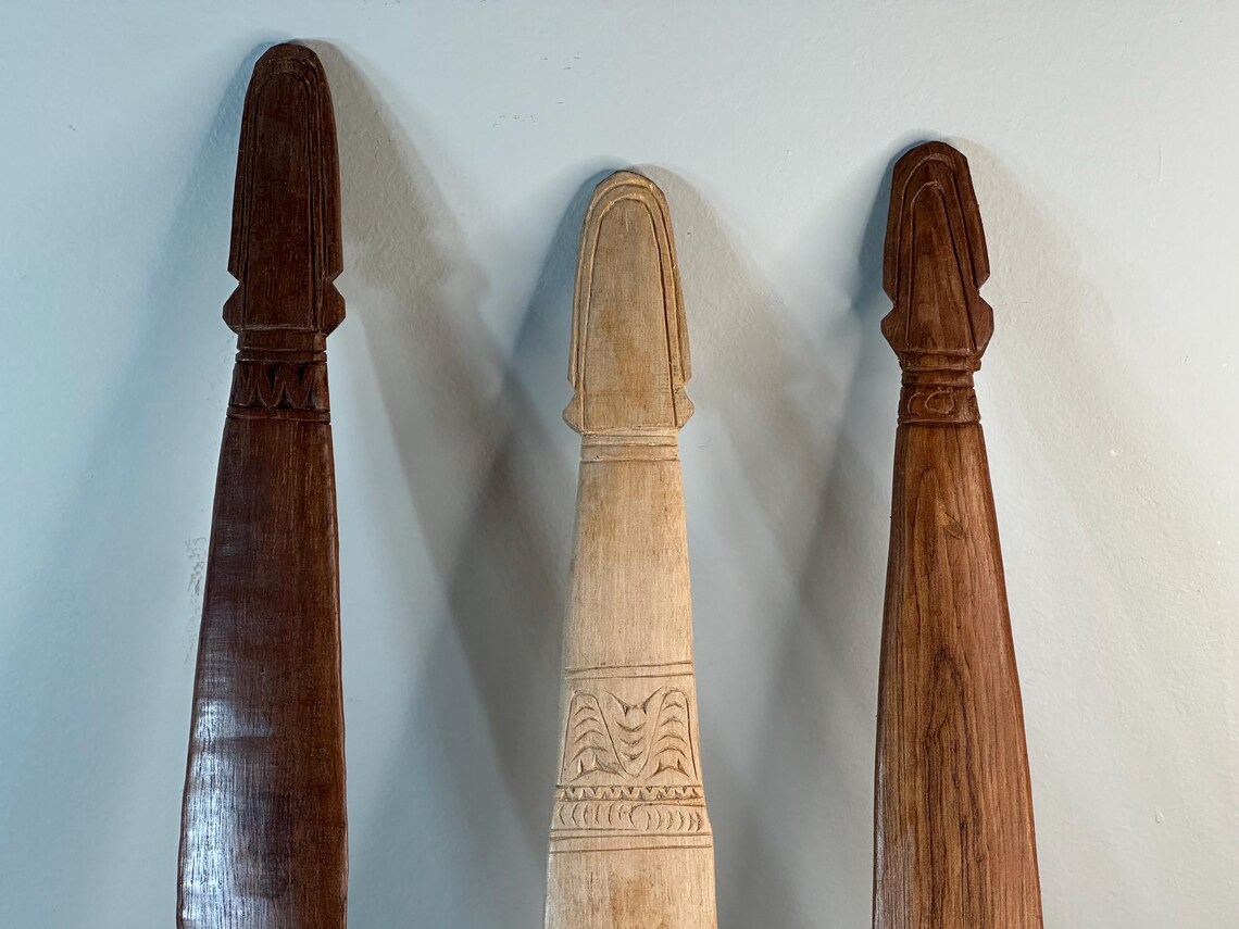 New Guinea Australia ~ Aboriginal Sword Clubs ~ Set of 3 ~ Vintage - Etsy