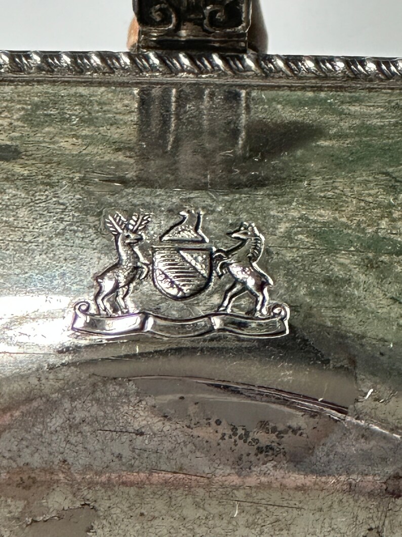 Vintage Cigarette Dispenser silver Plate Silent Butler - Etsy