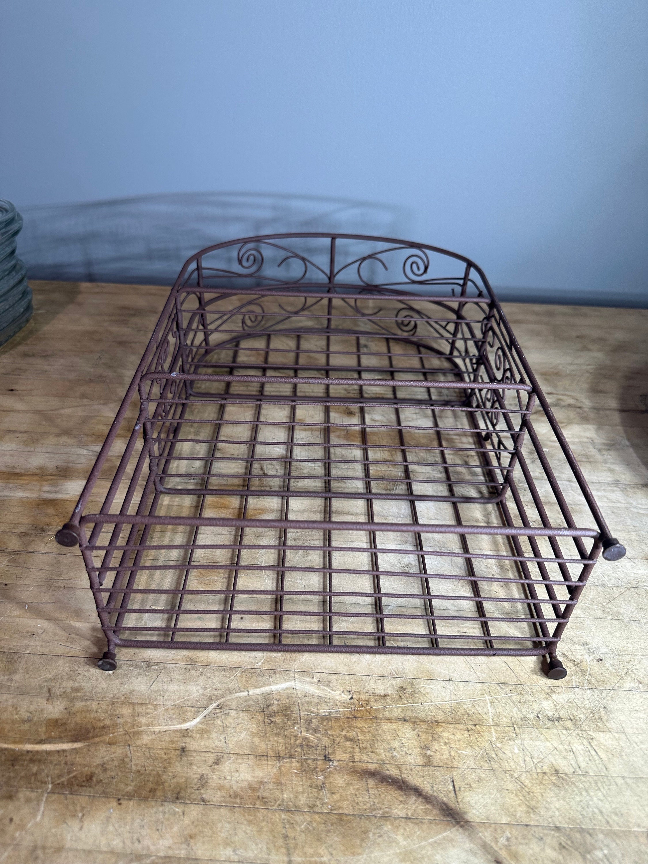 Vintage Metal Shelf Counter or Wall - Etsy
