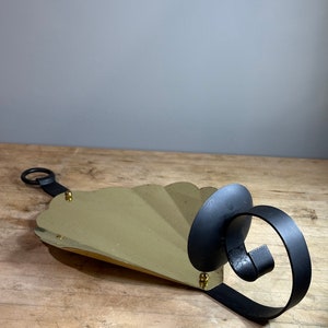 Vintage Oversized Brass Reflector Wall Candle Sconce Shell - Etsy