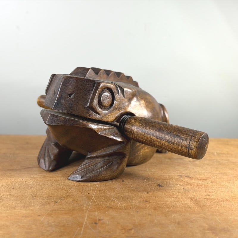 Wooden Frog Instrument - Etsy