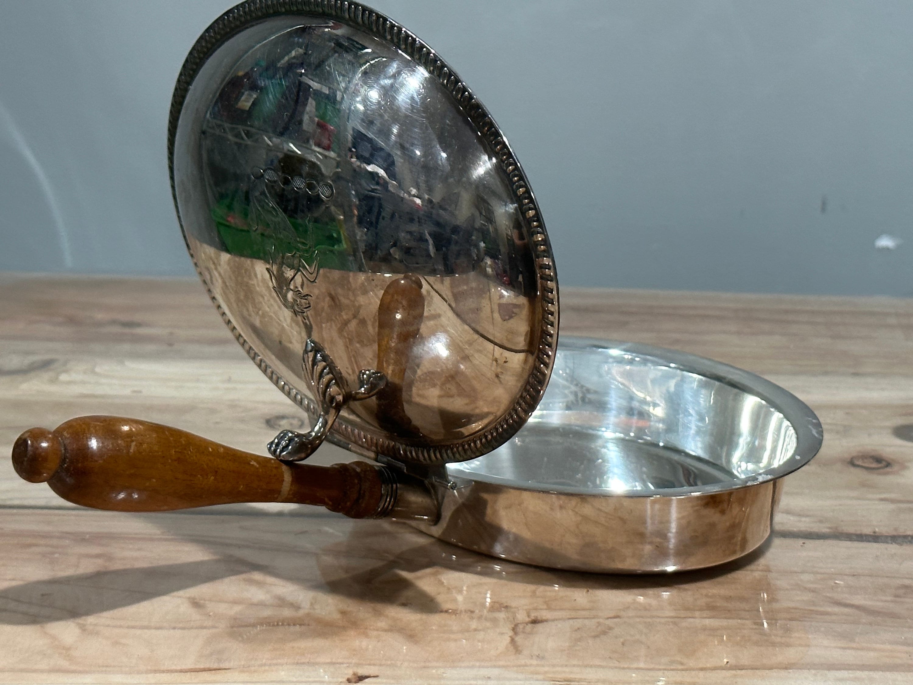 Vintage Cigarette Dispenser Silver Plate Silent Butler - Etsy