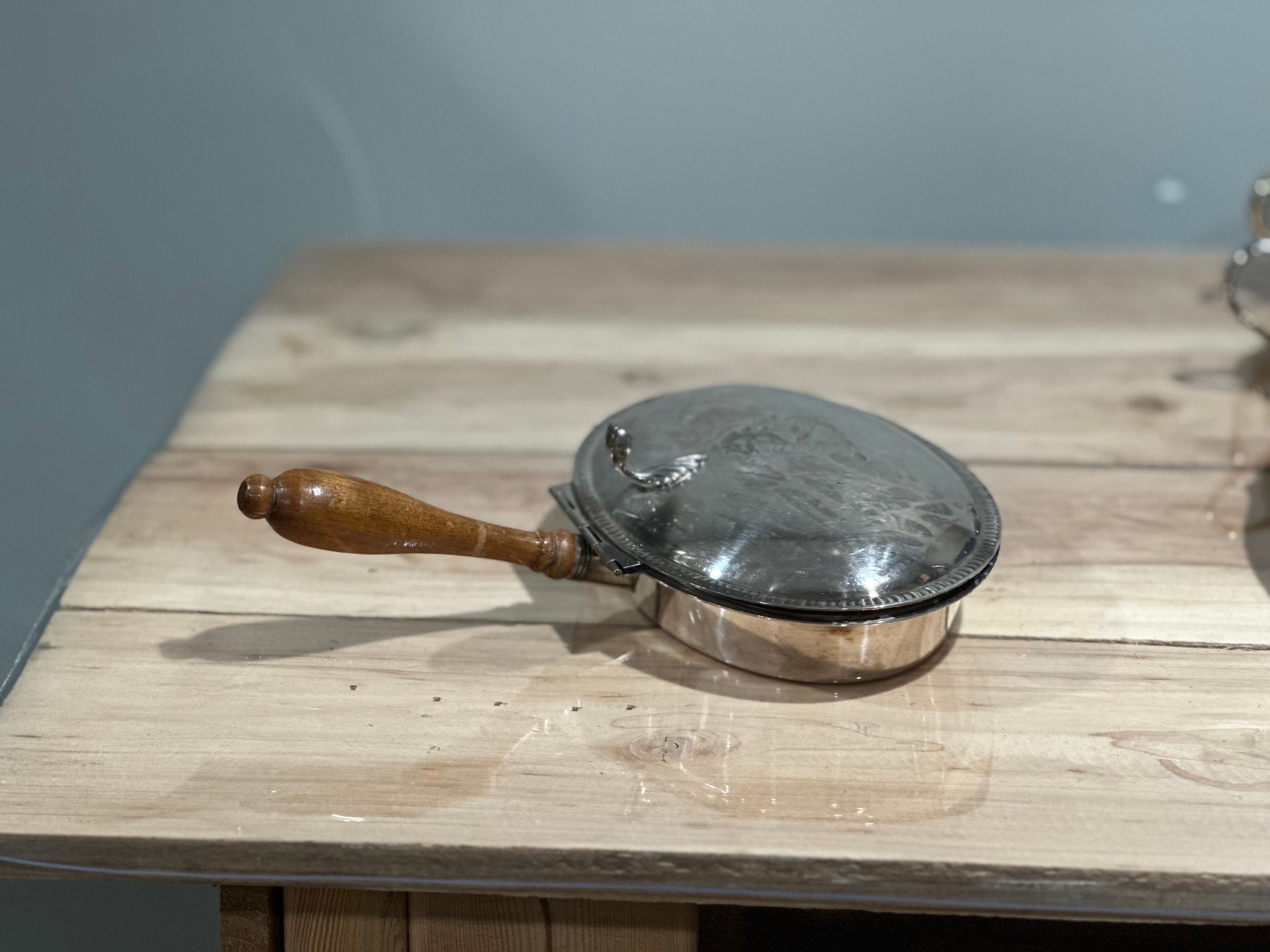 Vintage Cigarette Dispenser Silver Plate Silent Butler - Etsy