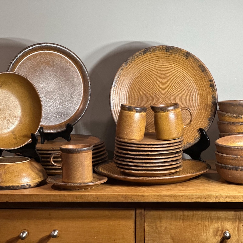 Canyon Brown Dinnerware - Etsy