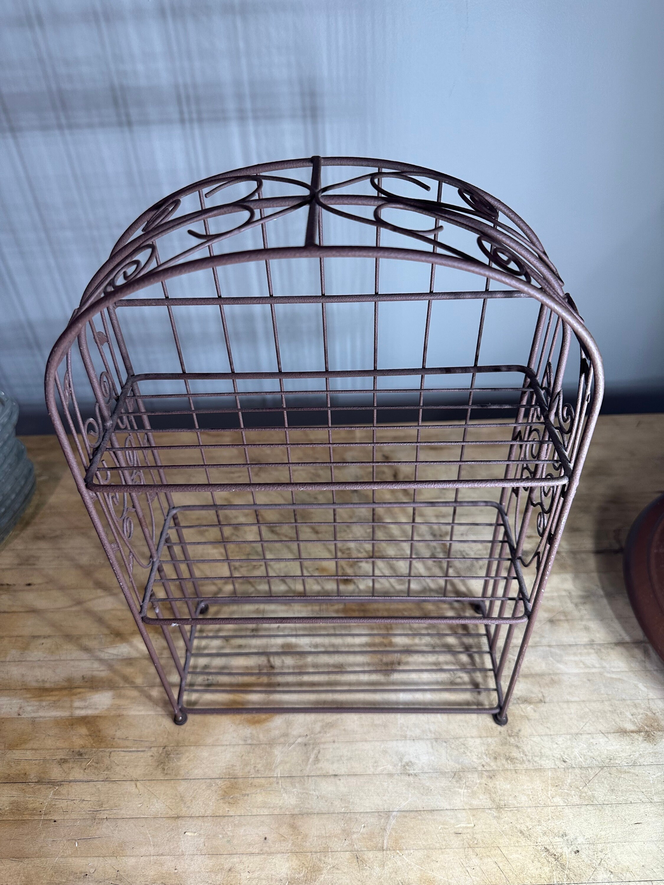 Vintage Metal Shelf Counter or Wall - Etsy