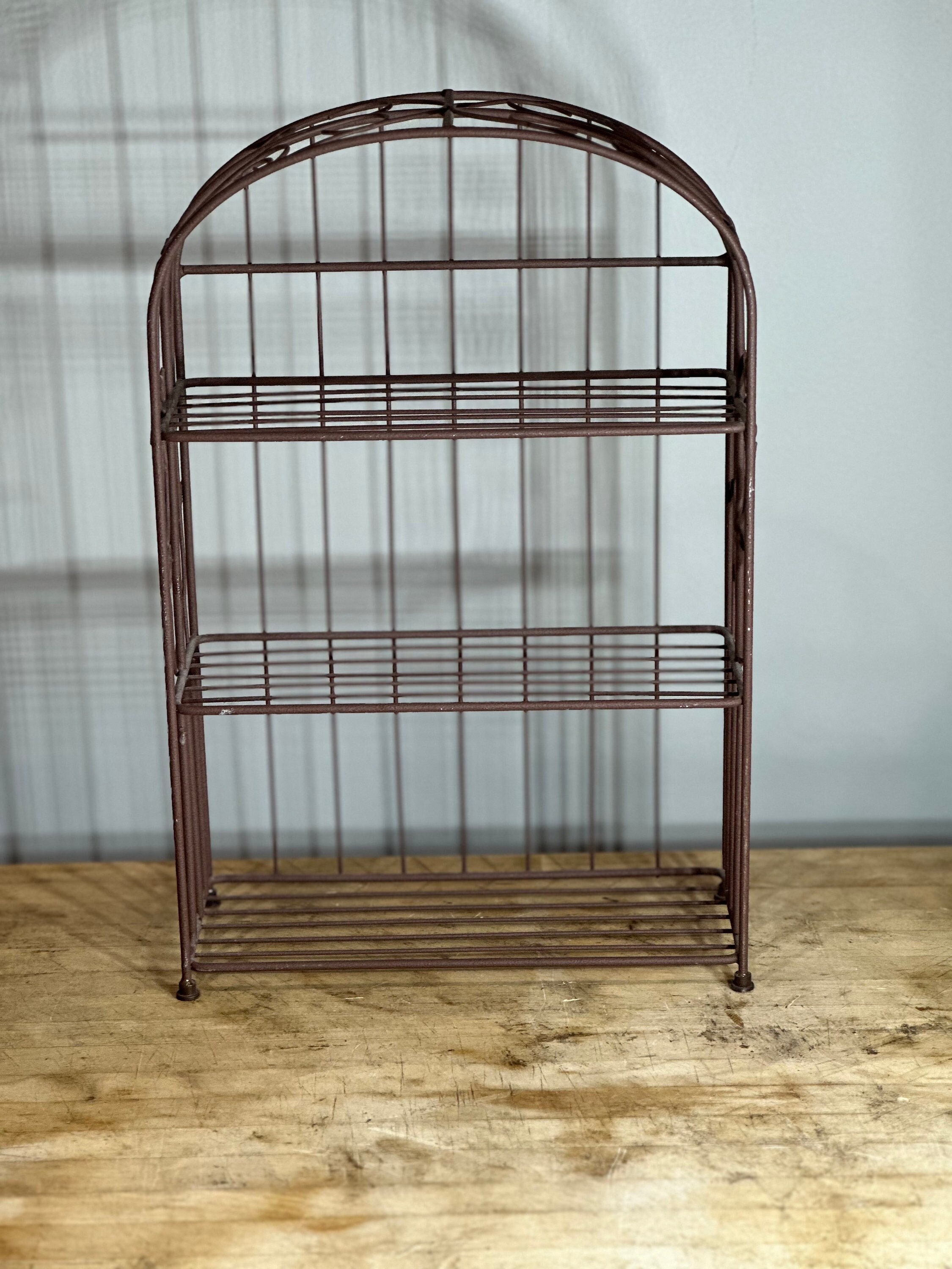 Vintage Metal Shelf Counter or Wall - Etsy