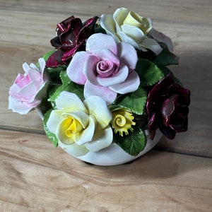 Vintage Fine Bone China Flower Arrangement ~ House of Goebel ~ Made in ...