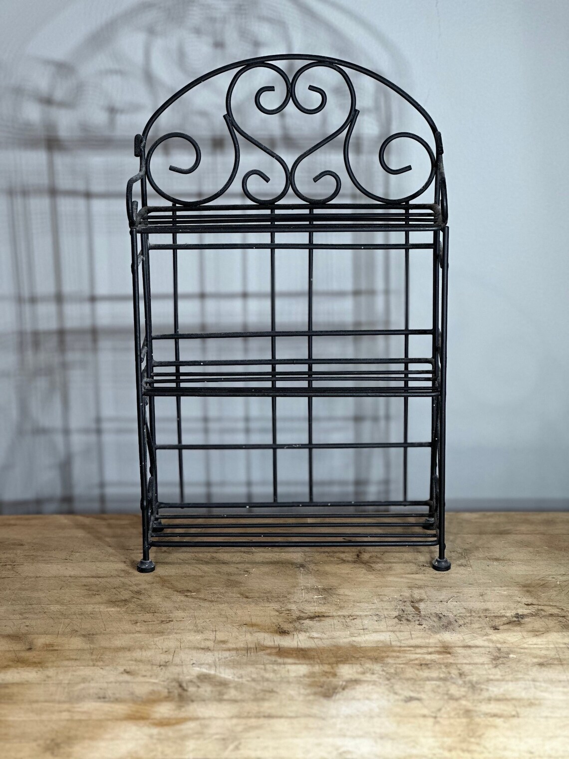 Vintage Metal Shelf - Etsy