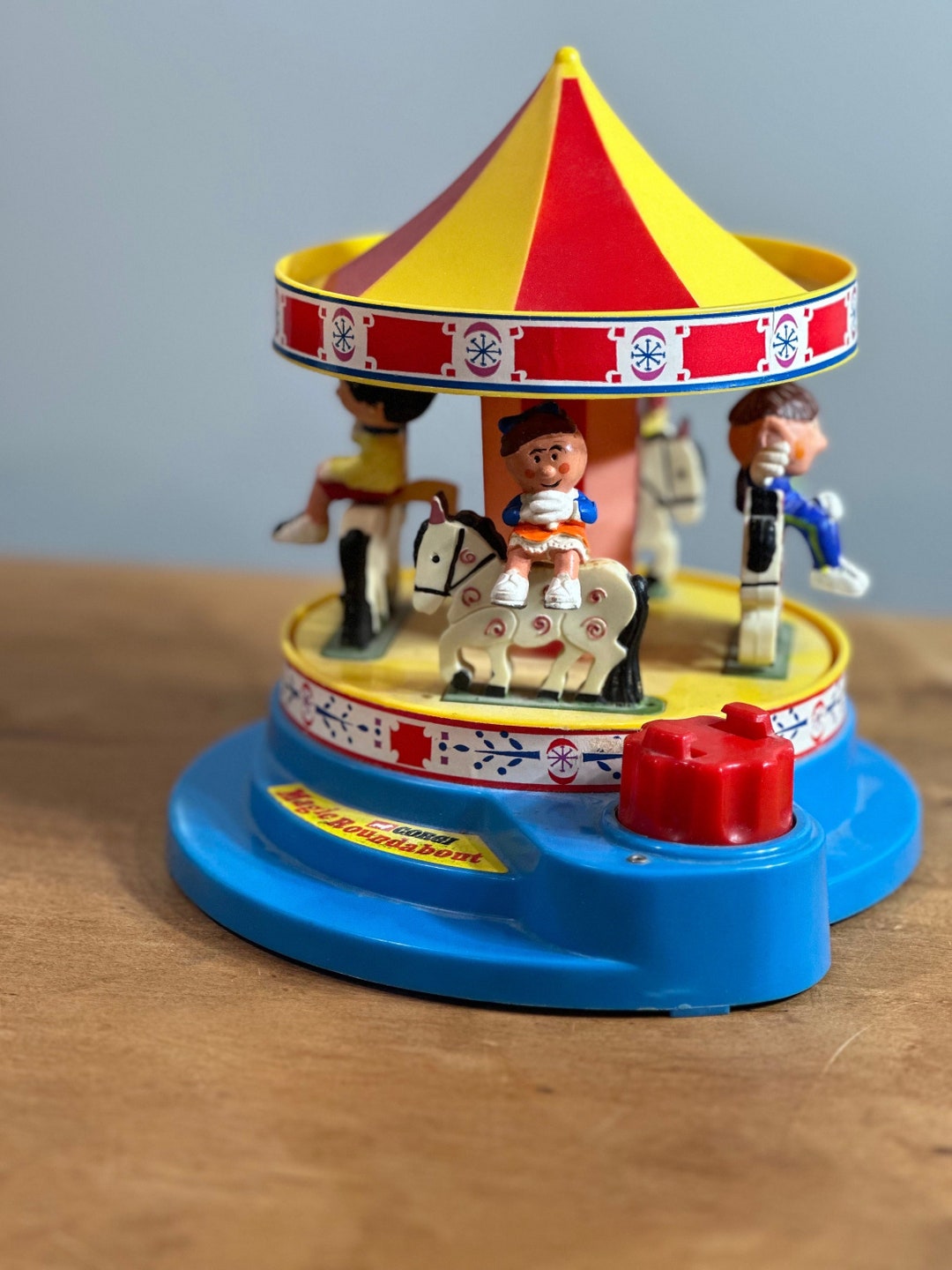 1970s Corgi Magic Roundabout Carousel Wind up Musical Collectible Toy ...
