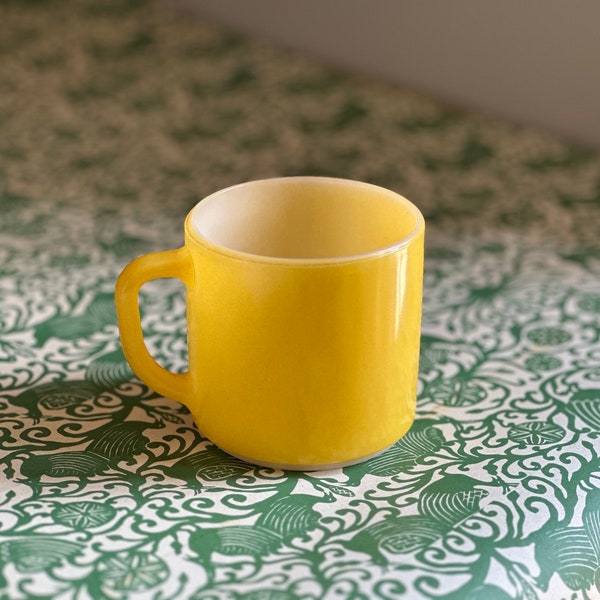Yellow Milk Glass - Etsy