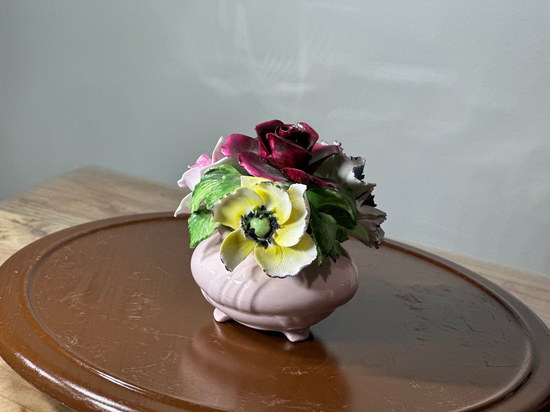 Vintage Fine Bone China Flower Arrangement Display Radnor Made in ...