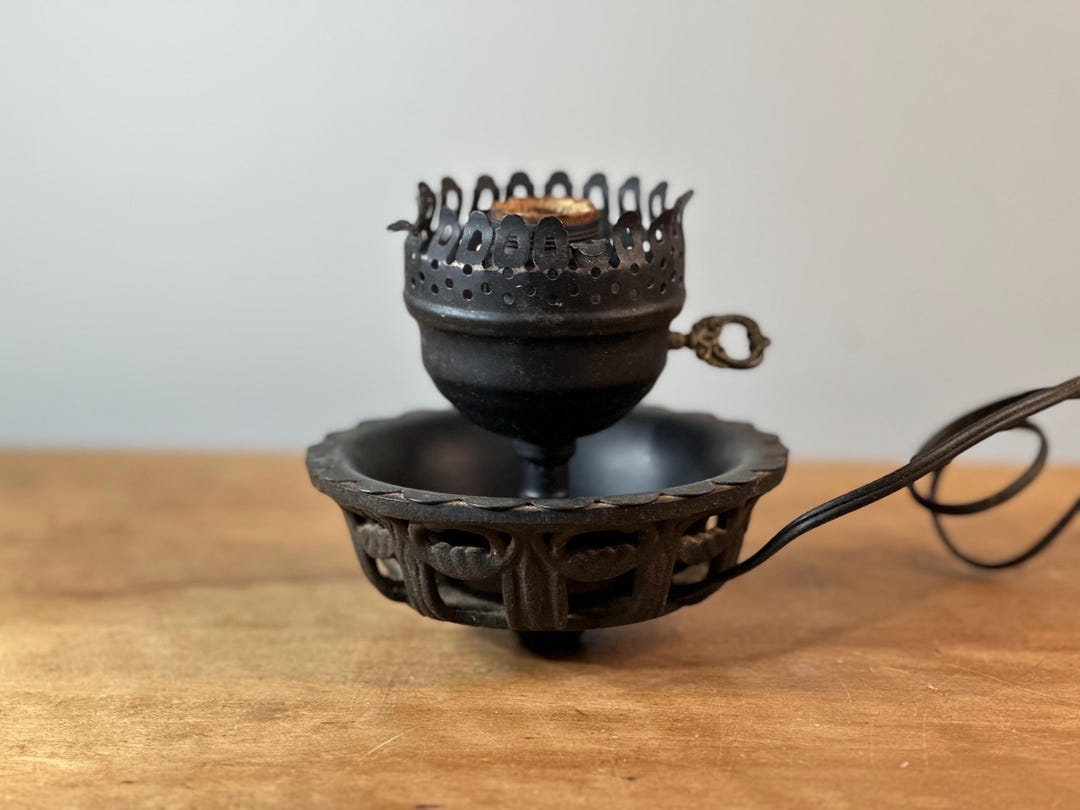 Industrial Antique Cast Iron Lamp Base - Etsy