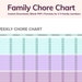 Family Chore Chart | Kids Chore Chart | PDF | Printable | Downloadable ...