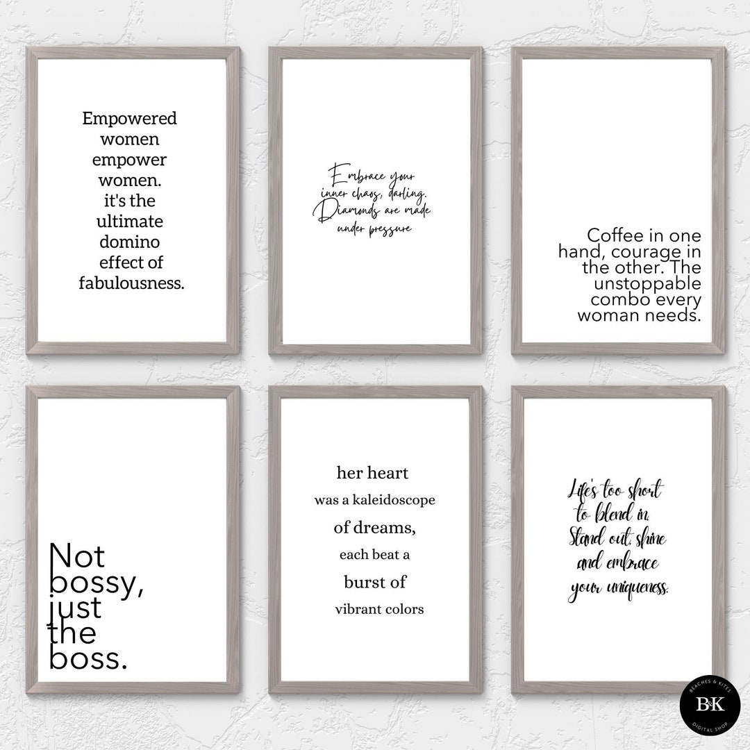 Printable Wall Posters | Quotes About Life | Downloadable | Print in ...