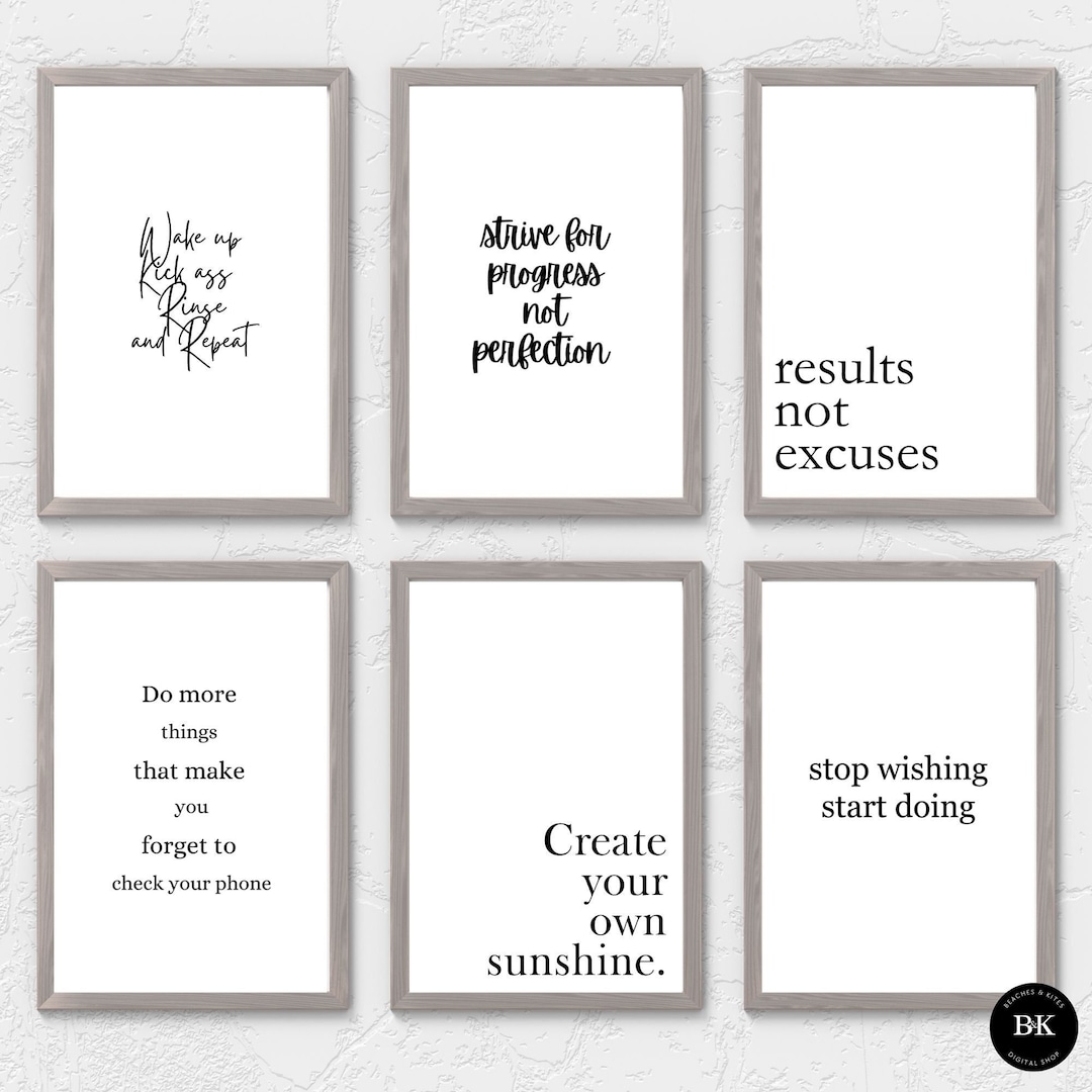 Printable Wall Posters | Quotes About Life | Downloadable | Print in ...