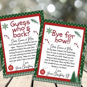 Editable Elf Letters | Hello & Goodbye | Return Letters | Editable in ...