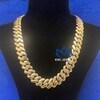 Men Moissanite Hip Hop Rapper Necklace Best Iced Out Miami Cuban Chain ...