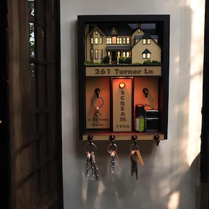 Pre-order | Inspired by Scream Movie Stu House Handmade Framed Diorama ...