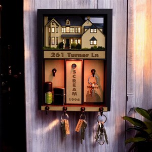 Pre-order | Inspired by Scream Movie Stu House Handmade Framed Diorama ...