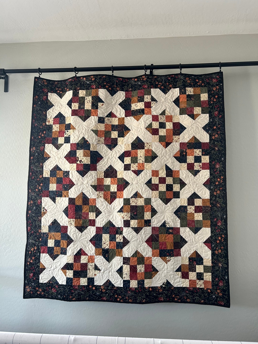 Goodnight Irene Dark Color Quilt - Etsy