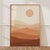 Sunset Desert Landscape Wall Art, Digital Download Terracotta Boho Wall ...