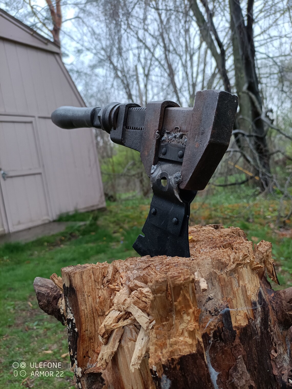 Pipe-wrench Tomahawk - Etsy