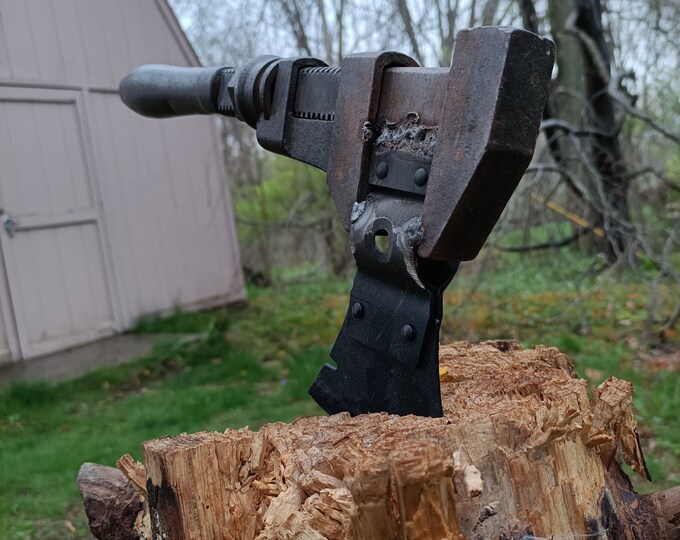 Pipe-wrench Tomahawk - Etsy