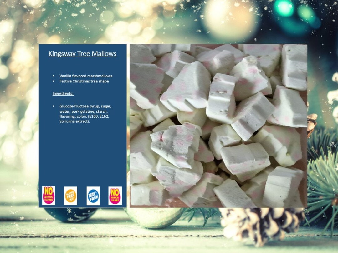 Christmas Kingsway Tree Mallows Pick and Mix Sweet Gift Sweet Treat ...