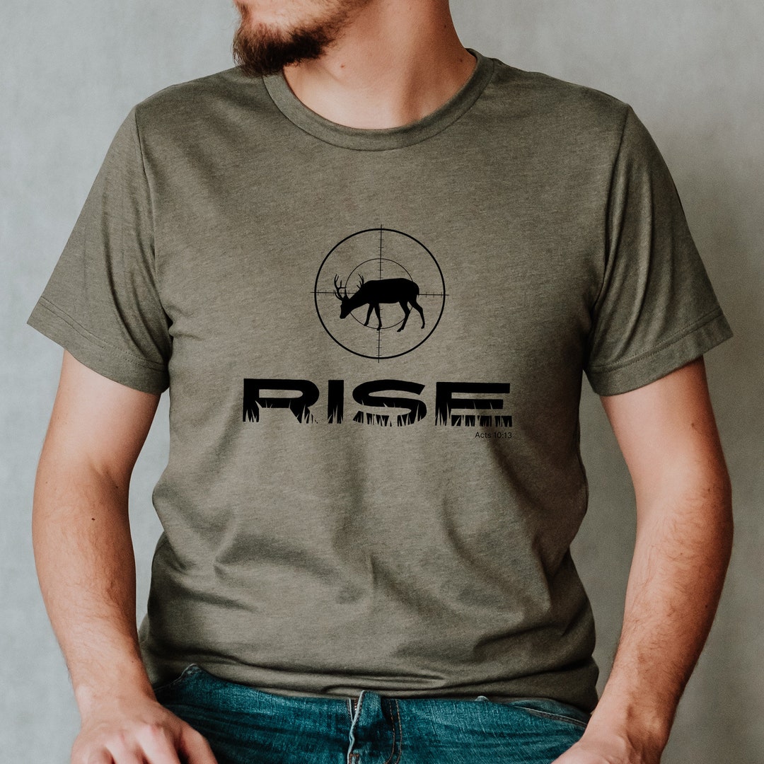 Men's Christian Hunting T-shirt, Subtle Christian, Gift, Inspirational ...