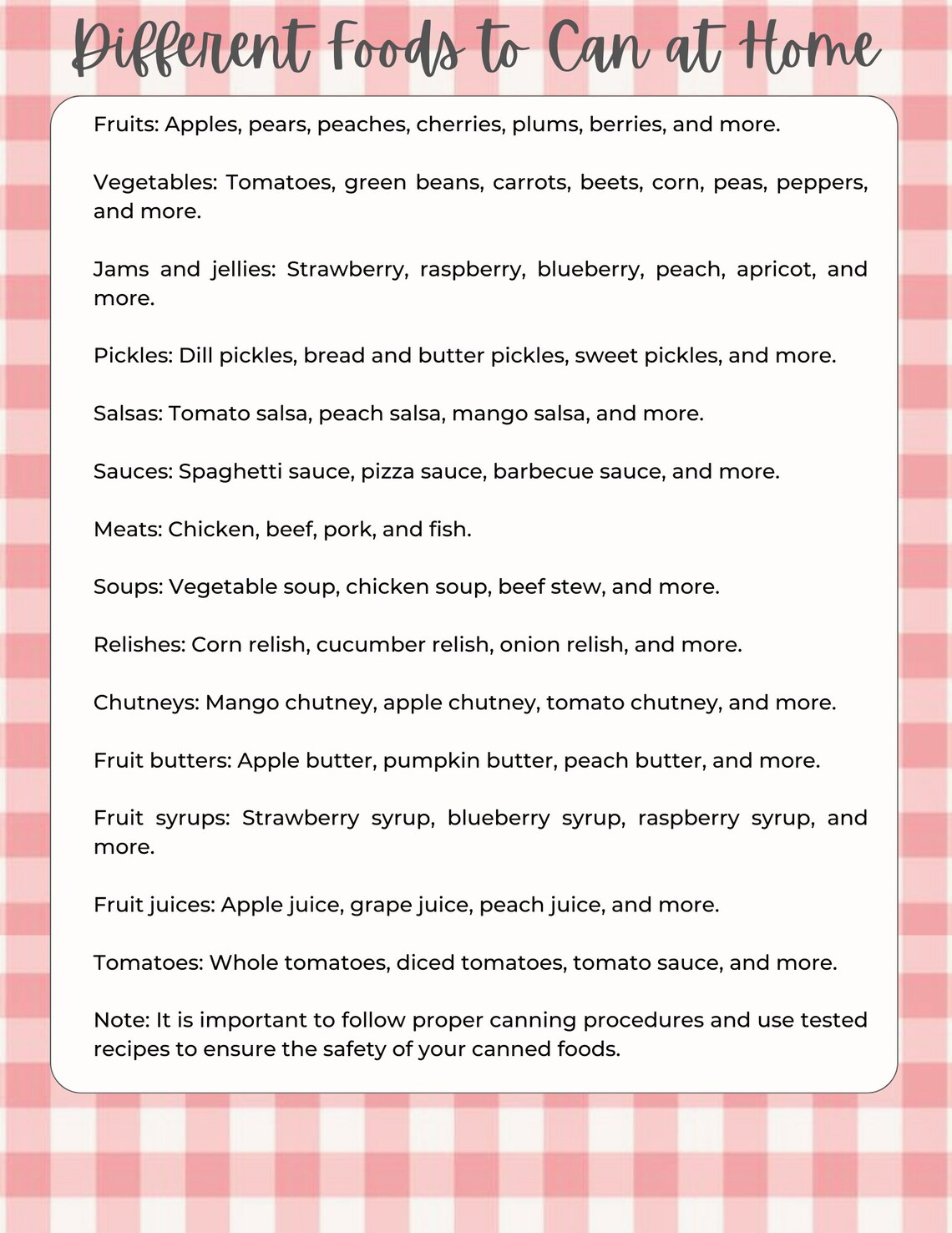 Printable Canning Planner Canning Log Food Preservation Log Canning ...