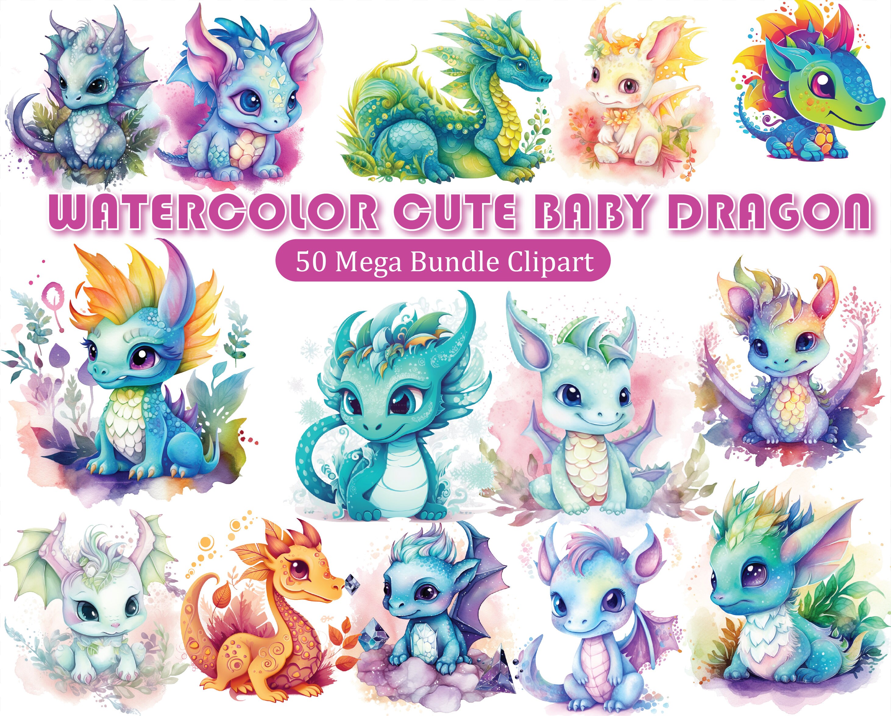 Cute Baby Dragon Sketch