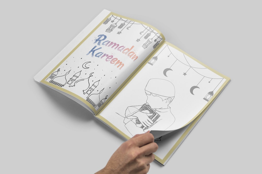 Ramadan Coloring Book Ramadan Activity Book Printable Coloring Books ...