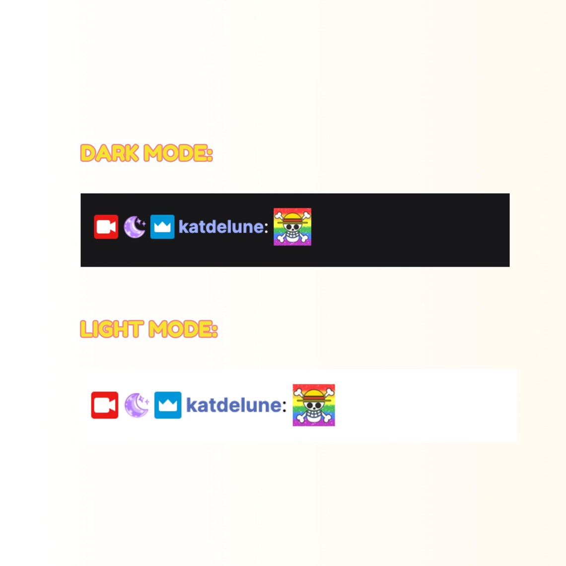 One Piece Pride Flag Twitch Emotes | Colorful | Pride | Cute | One ...