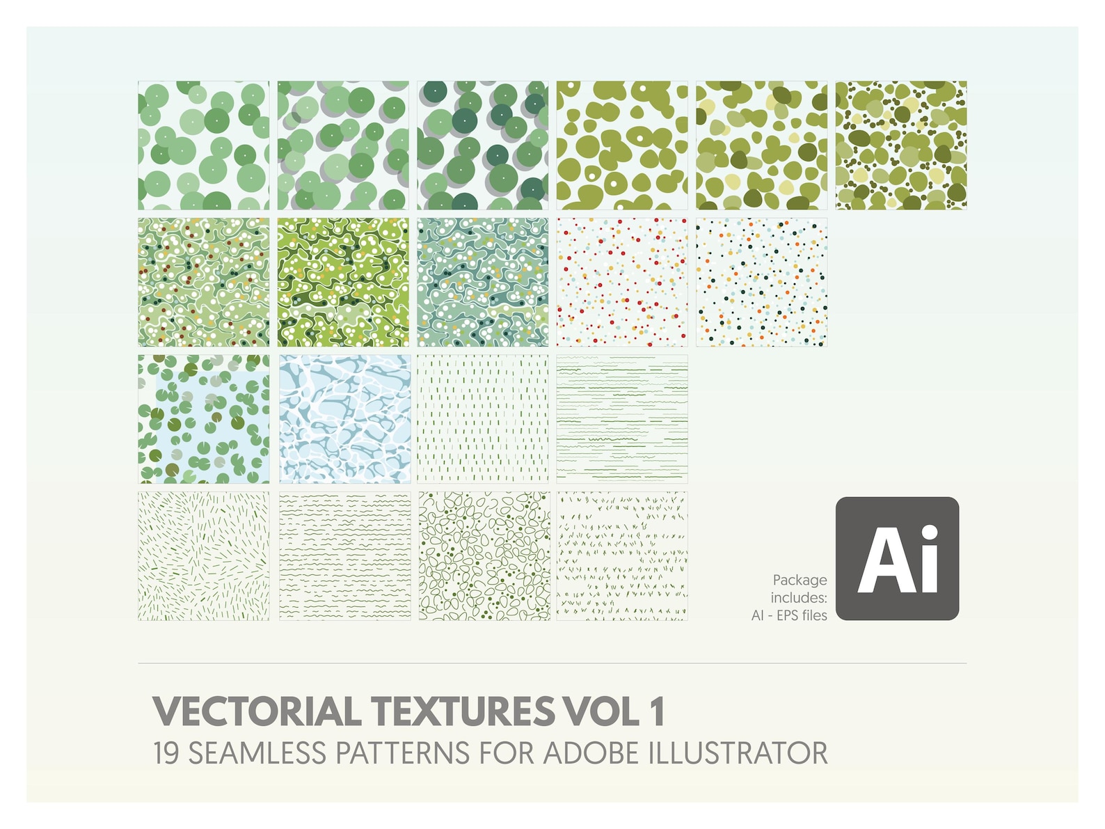 Vectorial Textures | VOL1 | 19 Seamless Patterns | Geometric Patterns ...