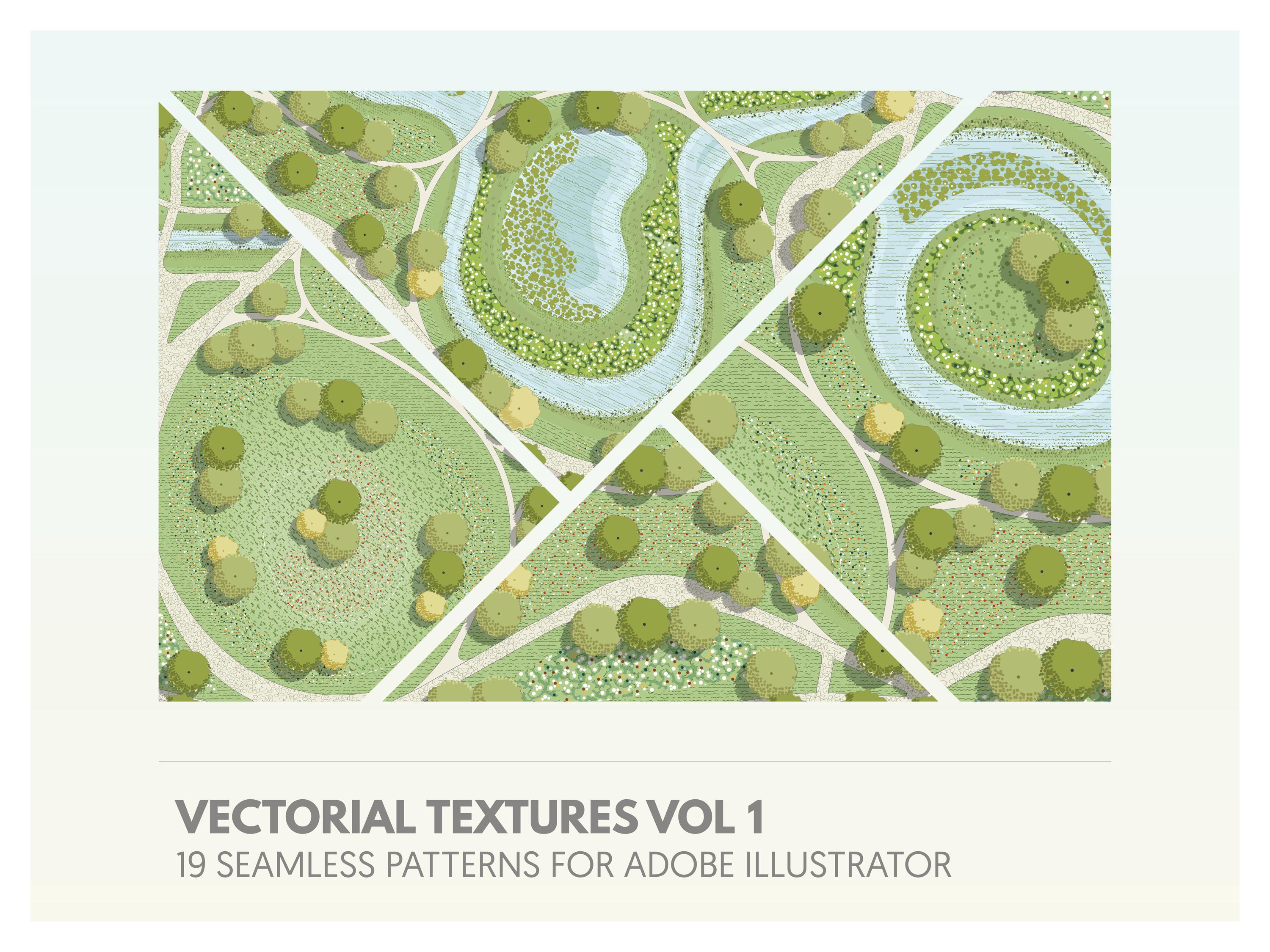 Vectorial Textures | VOL1 | 19 Seamless Patterns | Geometric Patterns ...