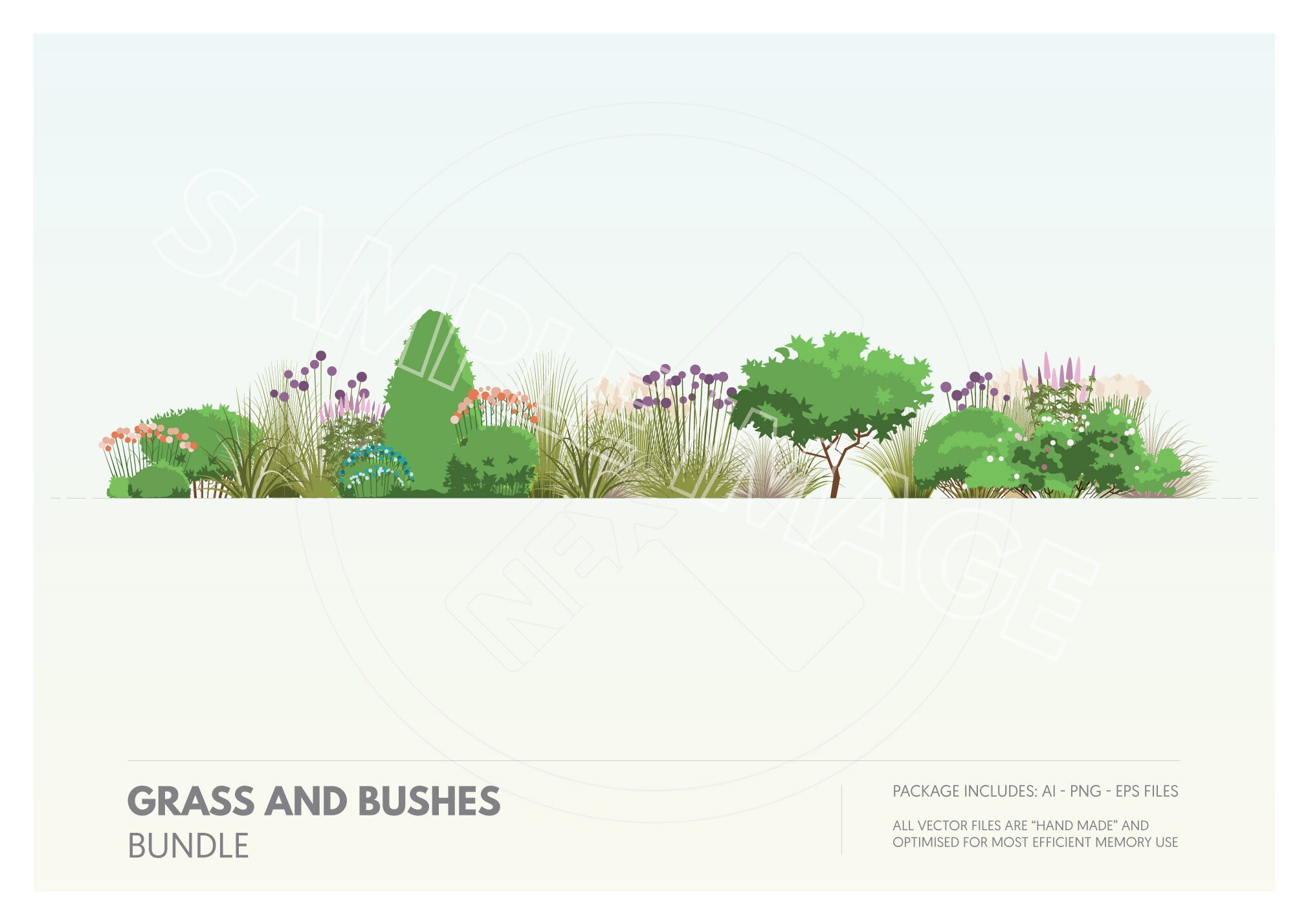 Plant Clipart Collection | Grass Vector | Plant Vector | Bush Clipart ...