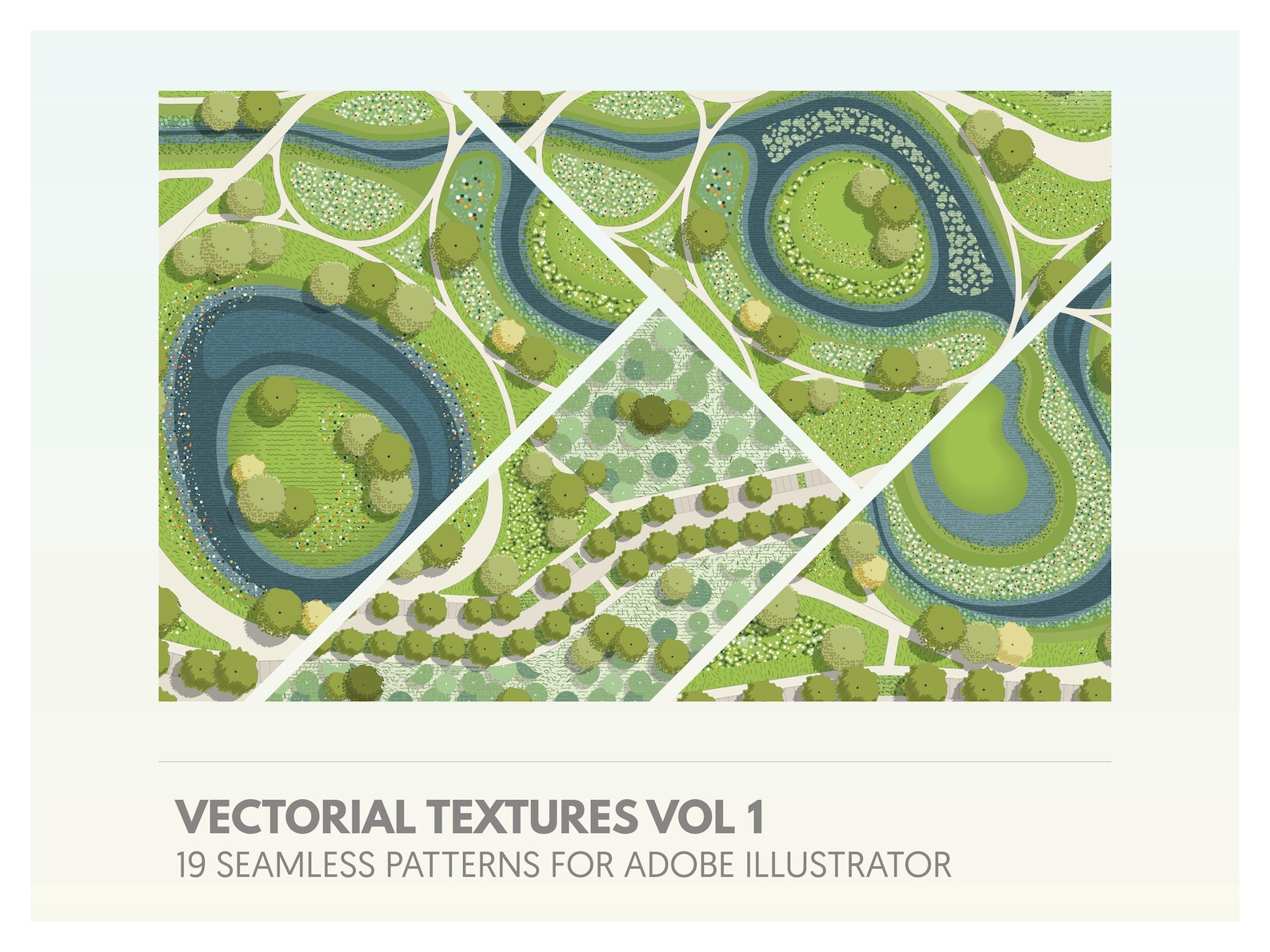 Vectorial Textures | VOL1 | 19 Seamless Patterns | Geometric Patterns ...