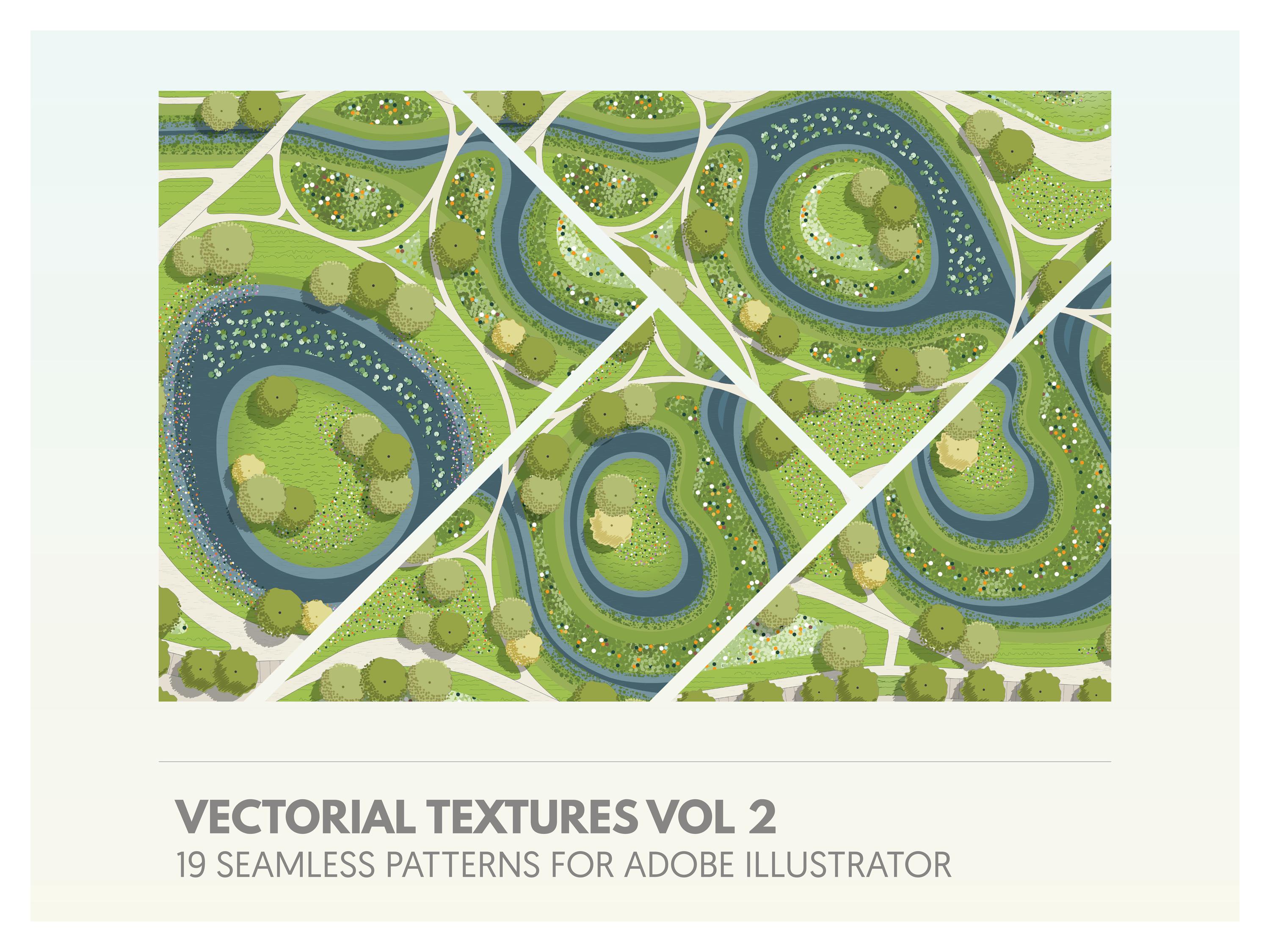 Vectorial Textures | VOL2 | 19 Seamless Patterns | Geometric Patterns ...