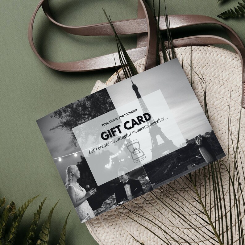 Photography Gift Certificate,canva Template,photography Gift Card ...