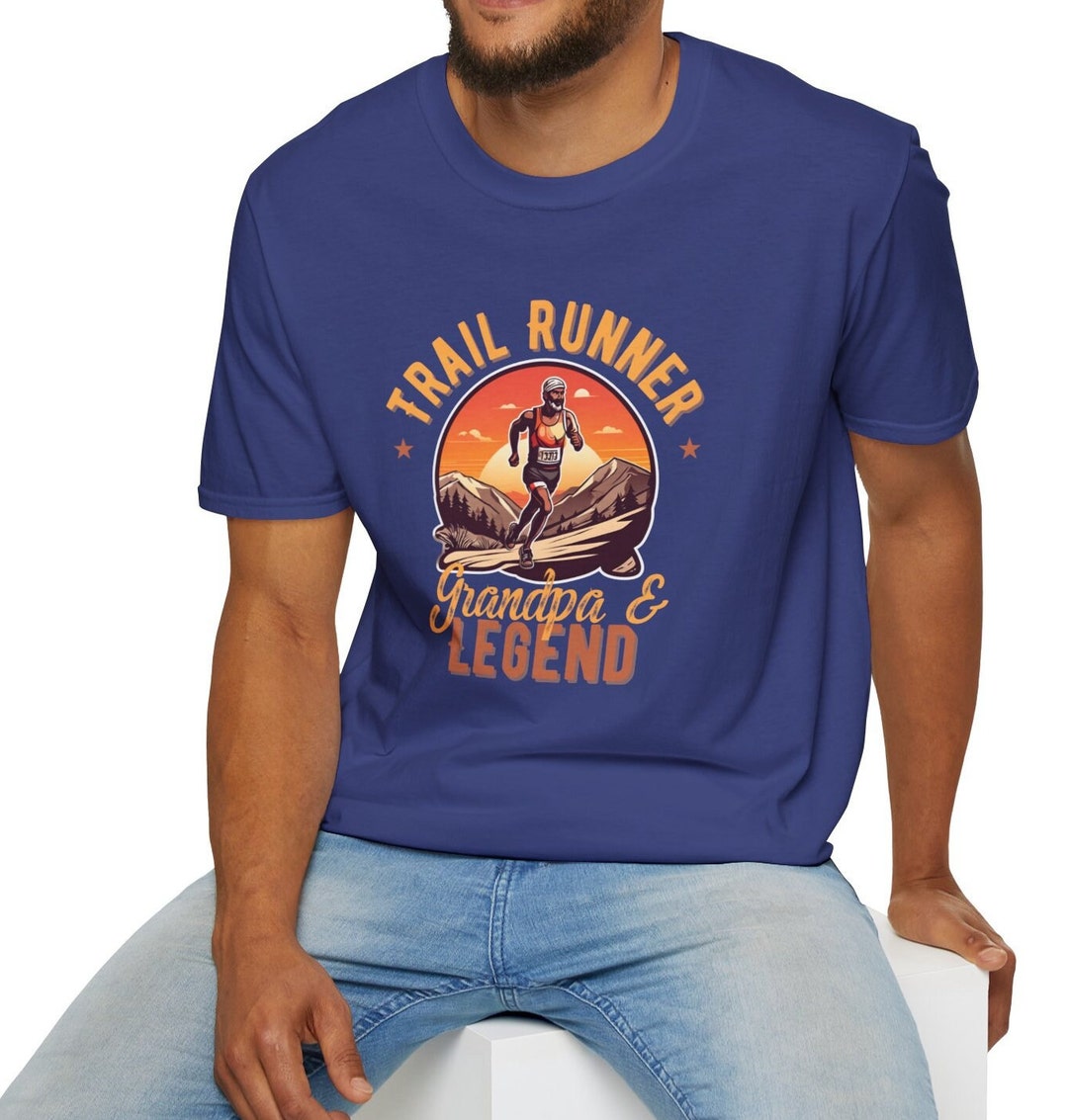 Retro Trail Runner Shirt, Running Gifts, Fathers Day Gift, Running Dad ...