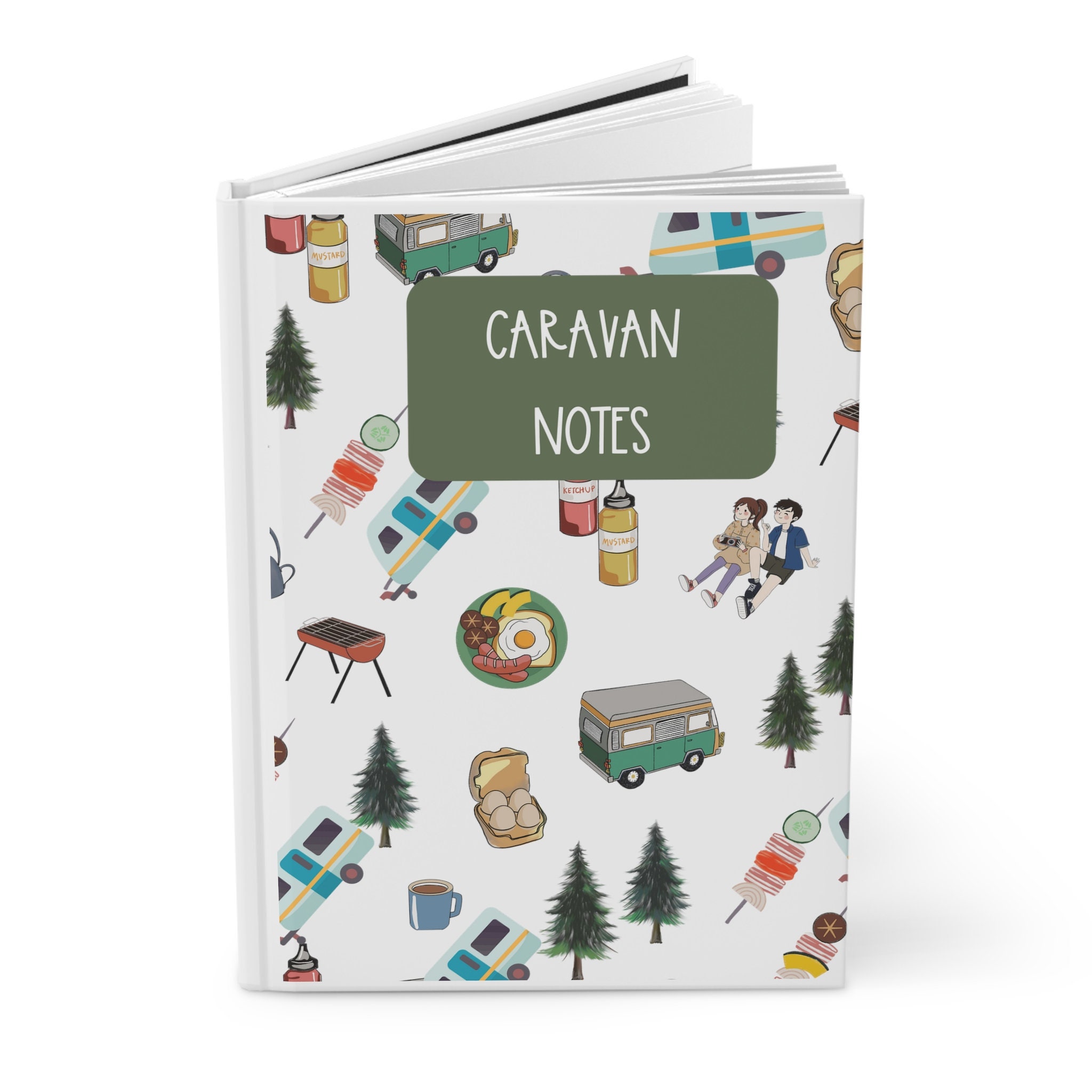 Caravan Notes Hardcover Journal Matte Camping Adventure Note - Etsy ...