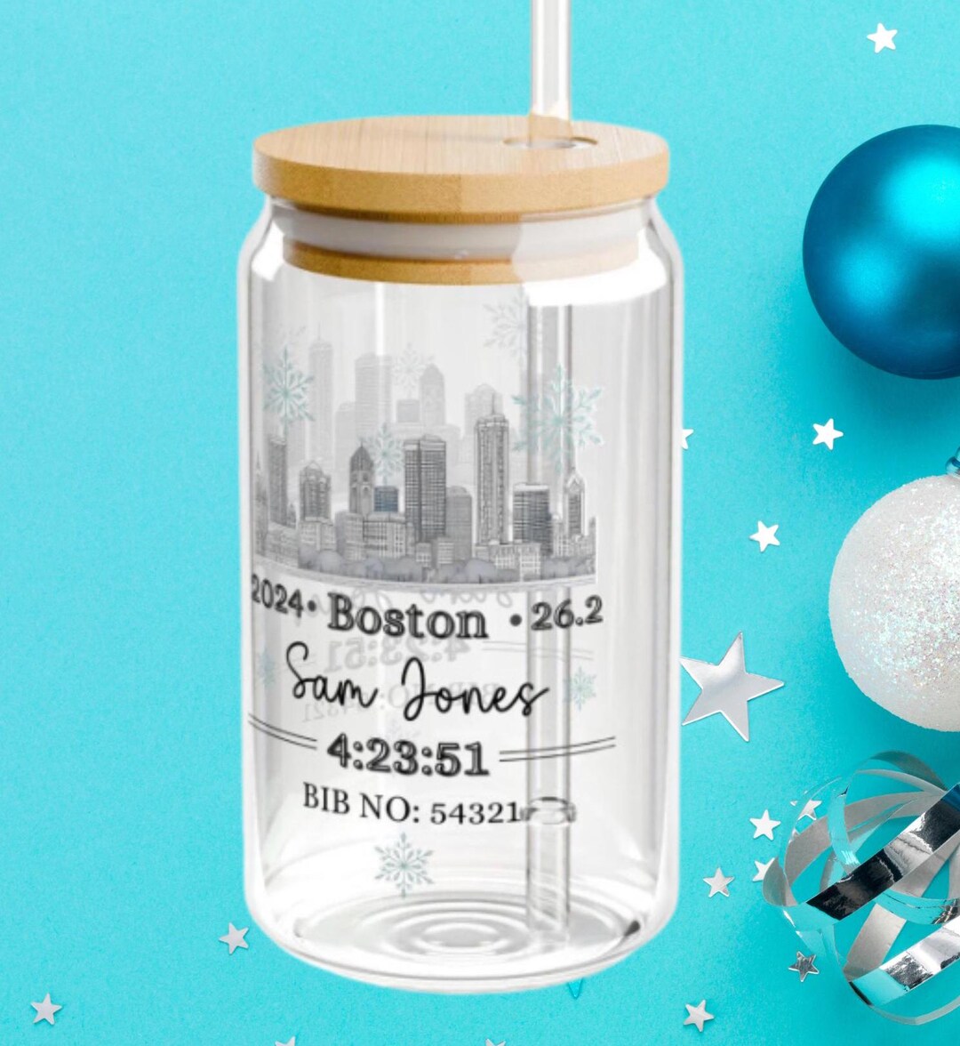 Custom Boston 2024 Marathon Mug, Personalised Run, Gift for Marathoner ...