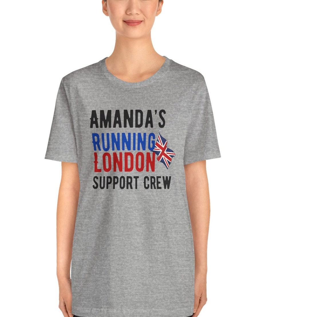 Custom Name Run Support Crew Shirt, Family Matching Cheer Squad, Group ...