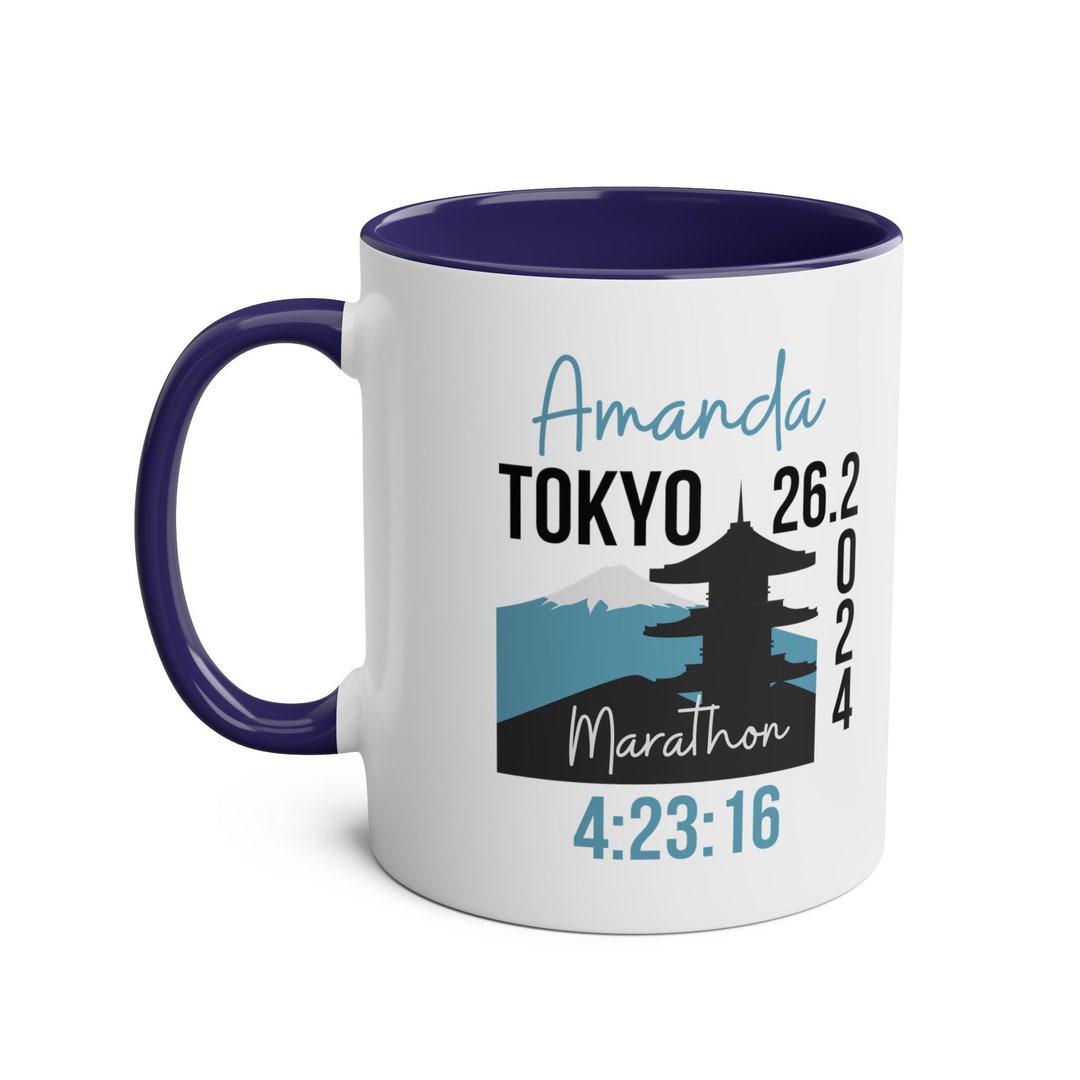 Custom Tokyo Marathoner Finisher Gift, Personalised Runner Gift, Finish ...