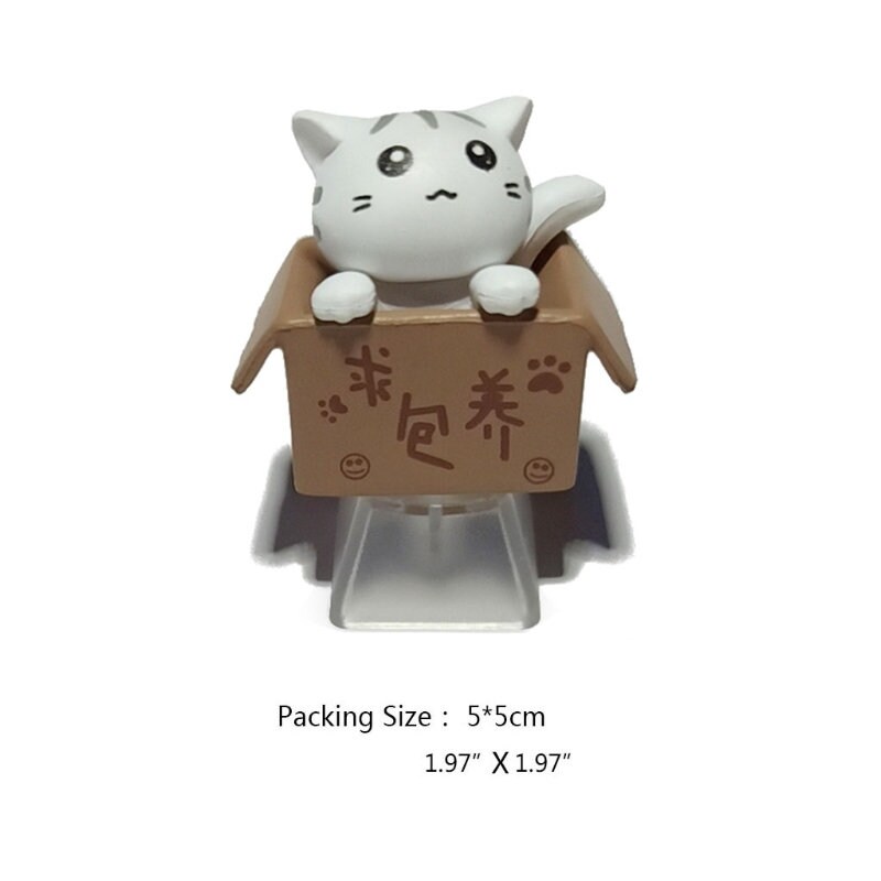 Anime Cat Keycaps Set Custom Cartoon, Backlit Keycaps Keyboard Cap Gift ...