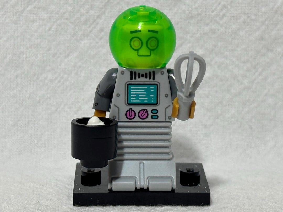 Lego Robot Butler Minifigure 71046-9 CMF Series 26, Retired Includes ...