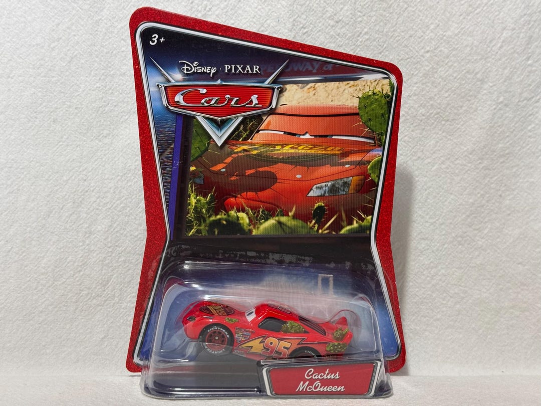 Disney Pixar Cars Cactus Lightning Mcqueen, New in Box, Factory Sealed ...