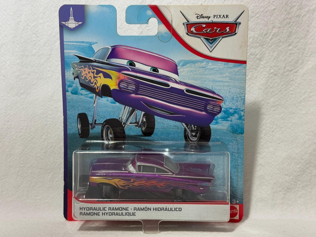 Disney Pixar Cars Hydraulic Ramone, GBV54 Purple Impala Lowrider, New ...