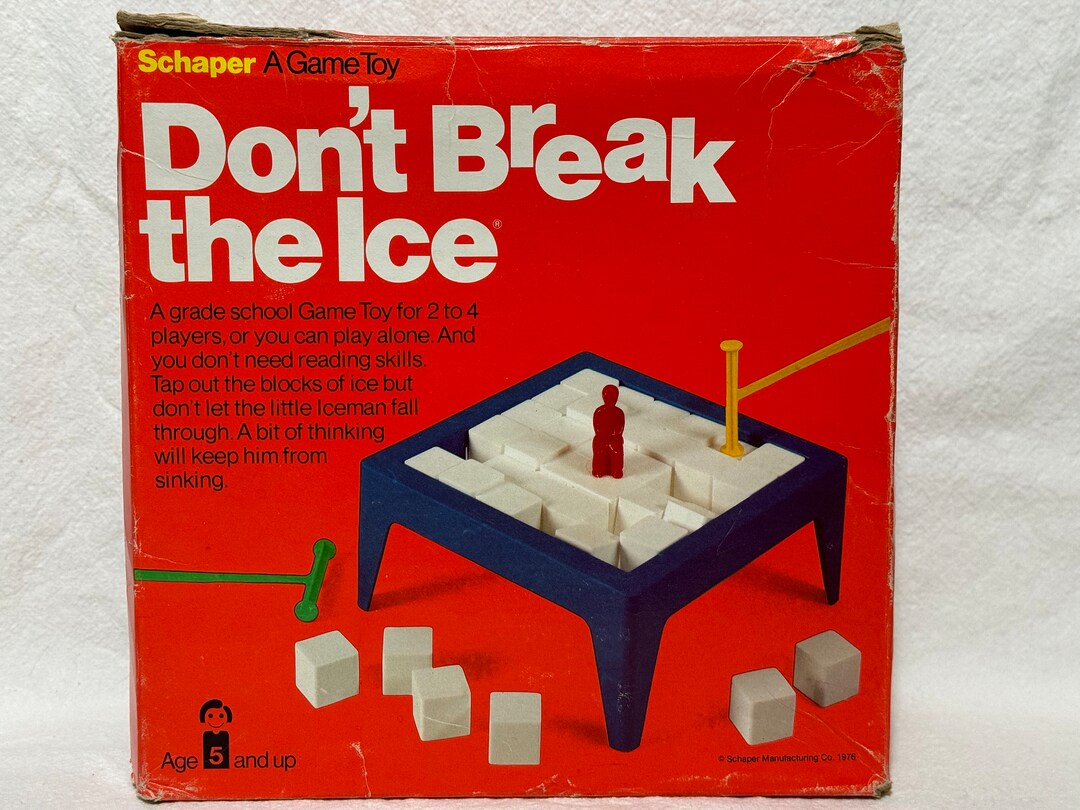 Don't Break the Ice Game, Classic Vintage 1977, Pre-owned Complete, 1 ...